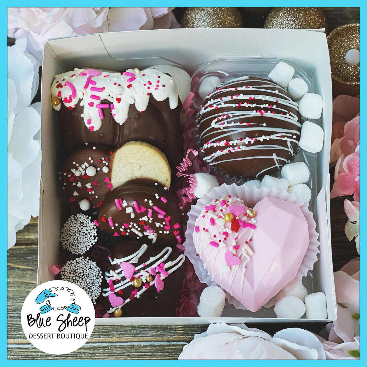 The Love Bug Valentine’s Box – Blue Sheep Bake Shop
