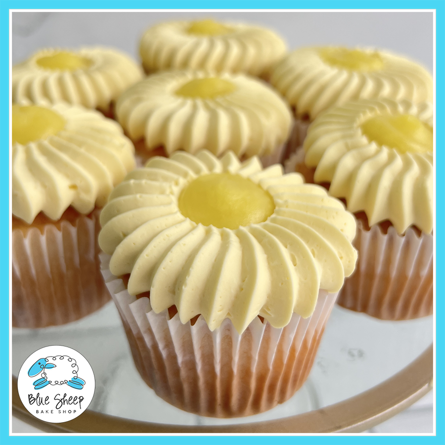 Little Lemon Lunatic Cupcake | Blue Sheep Bake Shop Somerville NJ