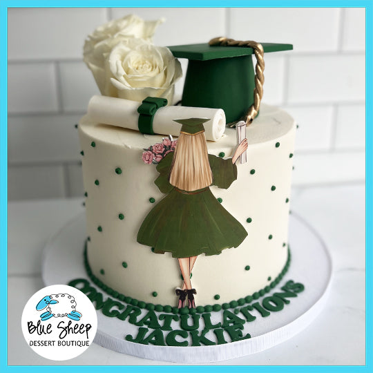 Success In Motion Graduation Cake II – Blue Sheep Bake Shop