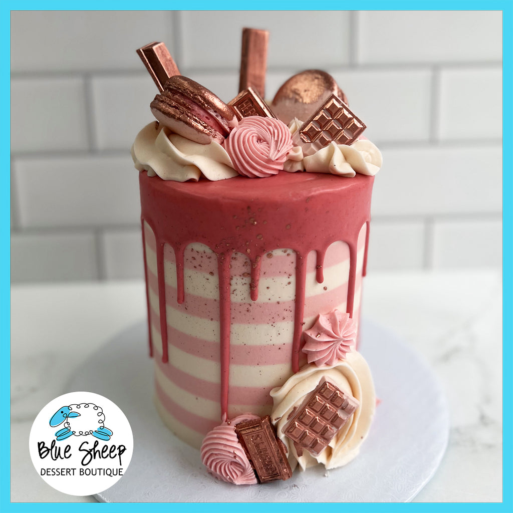 Candy Striper Signature Birthday Cake – Blue Sheep Bake Shop