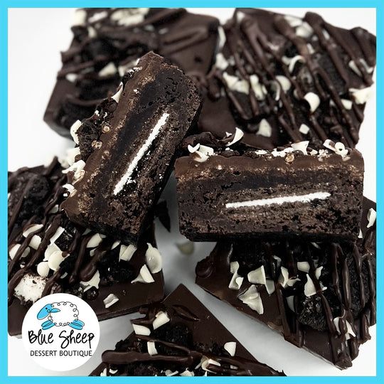 Stuffed Oreo Brownies – Blue Sheep Bake Shop