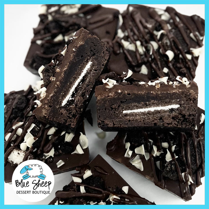 Stuffed Oreo Brownies – Blue Sheep Bake Shop