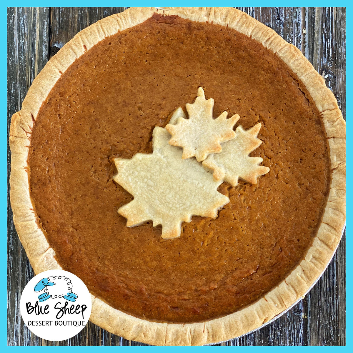 Spiced Pumpkin Pie - Thanksgiving – Blue Sheep Bake Shop