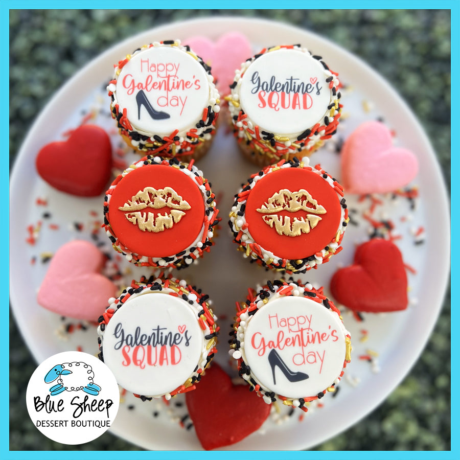 Galentine's Squad Cupcake Set – Blue Sheep Bake Shop