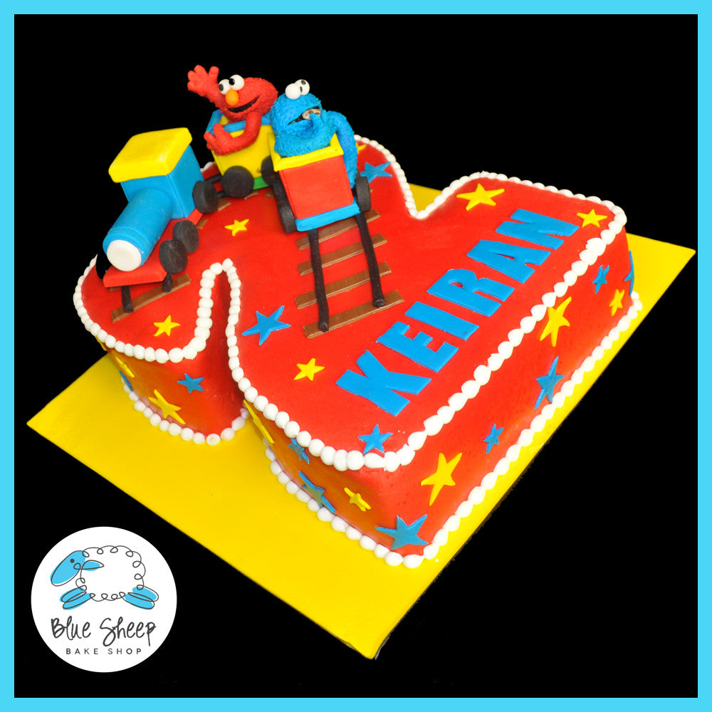 #2 Sesame Street Birthday Cake – Blue Sheep Bake Shop