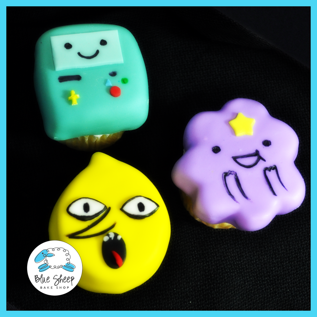 Adventure Time Cupcakes – Blue Sheep Bake Shop