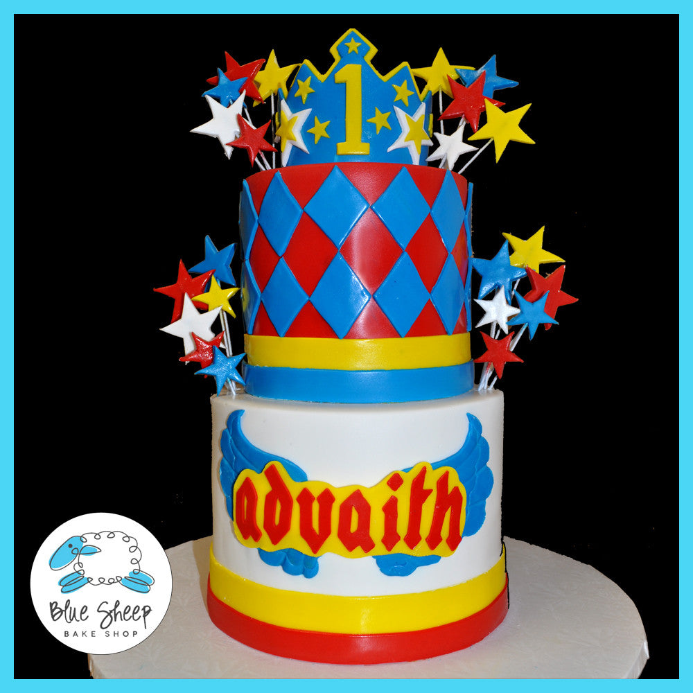 Rockstar 1st Birthday Cake – Blue Sheep Bake Shop