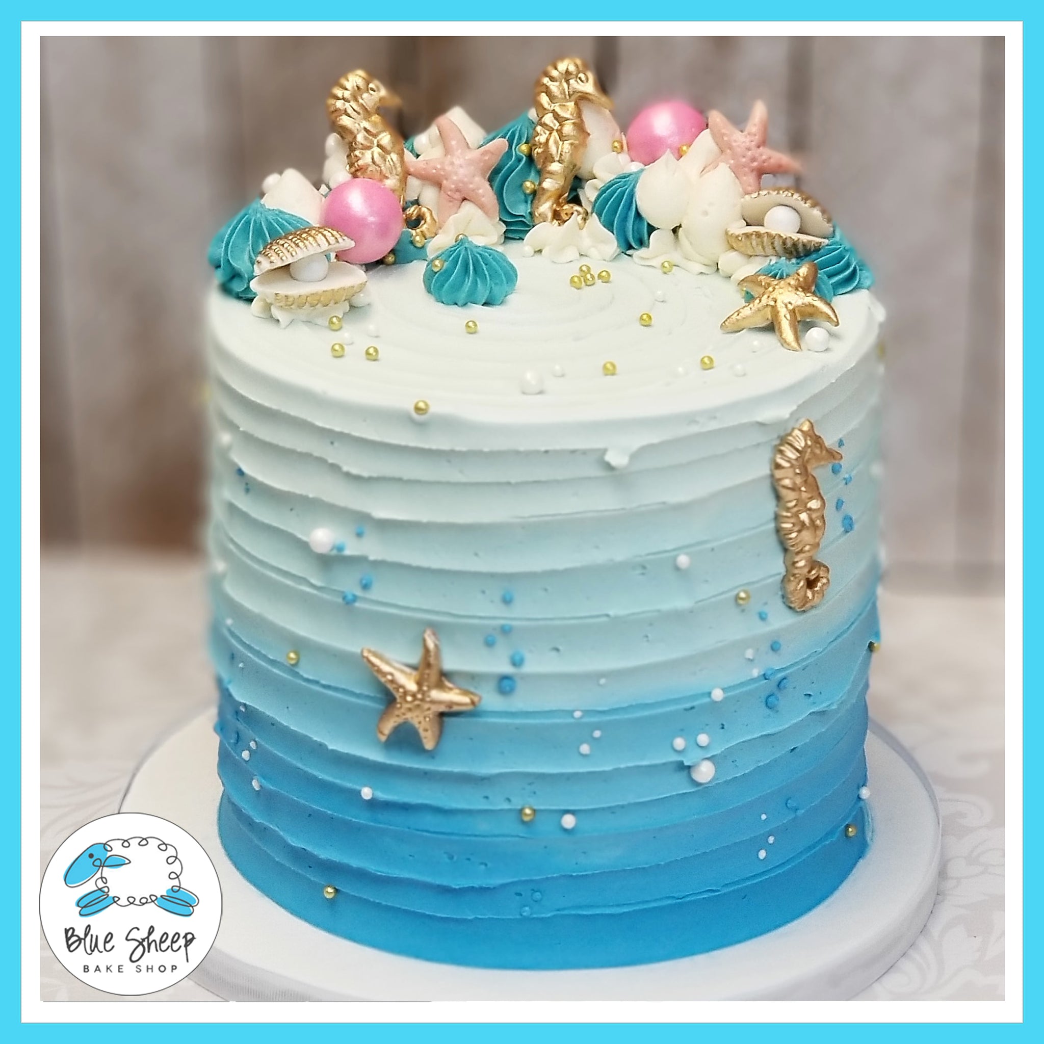 Under The Sea Cake Ideas Personalised Under The Sea Mermaid Cake