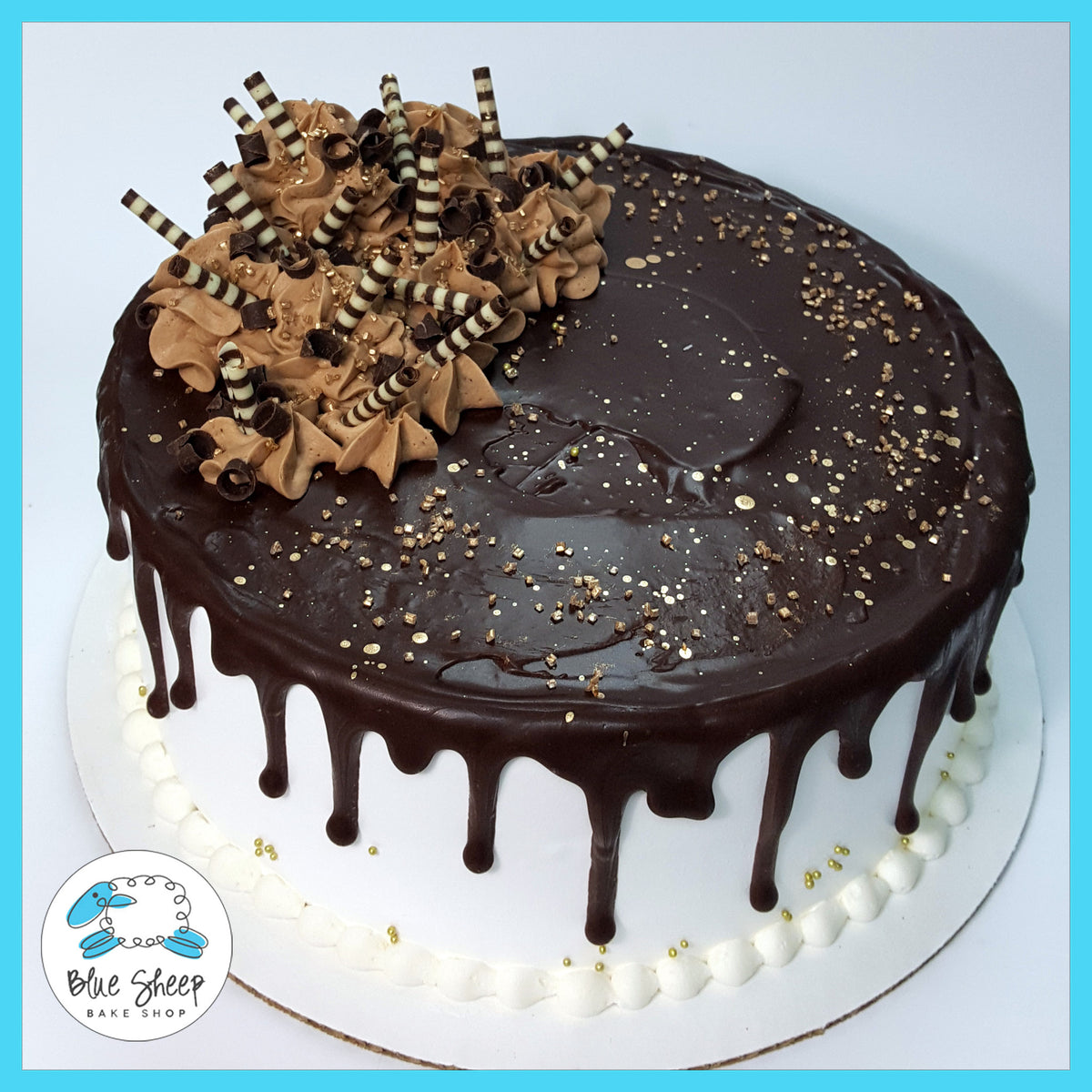 Chocolate Ganache Drip Cake II – Blue Sheep Bake Shop