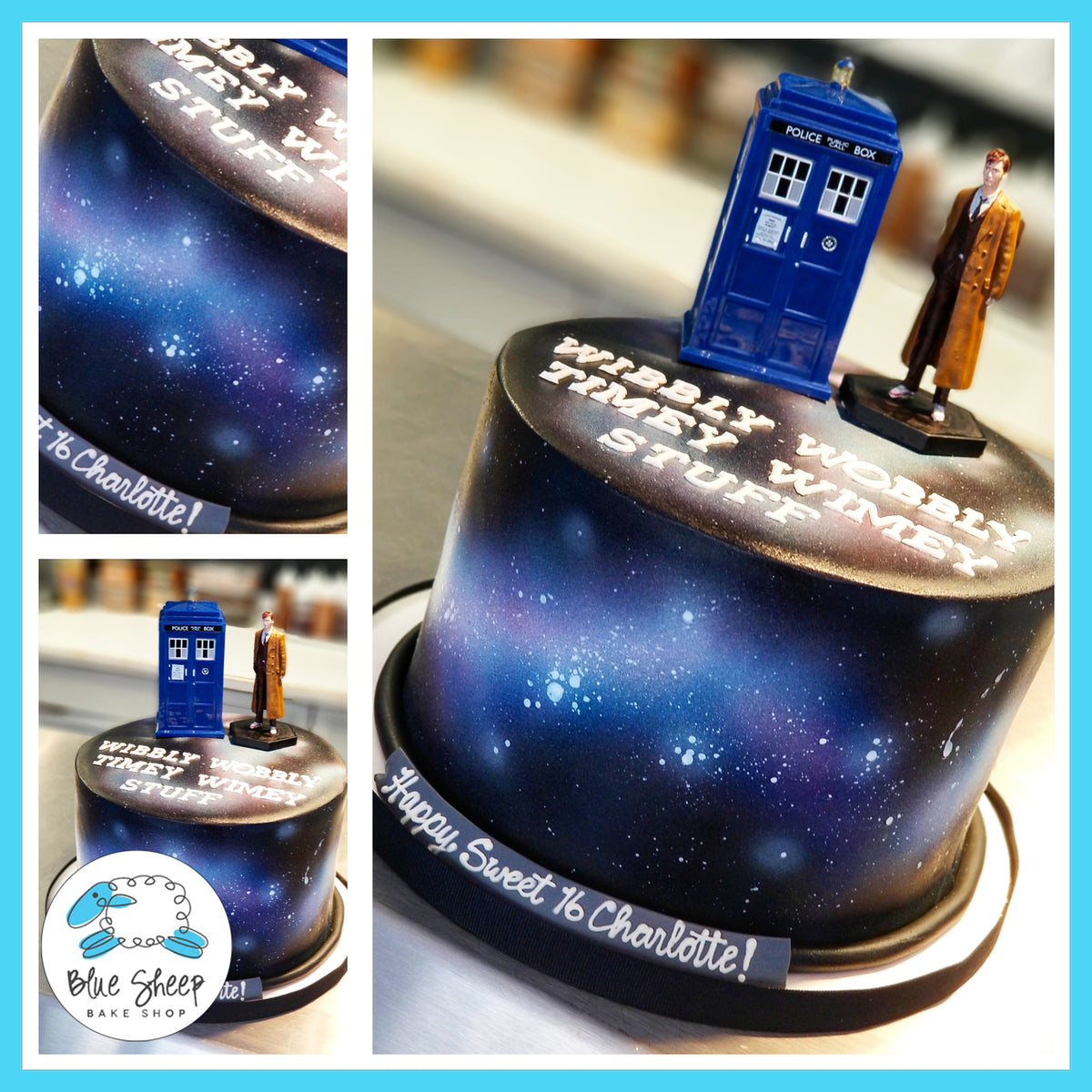 Dr. Who Birthday Cake NJ – Blue Sheep Bake Shop