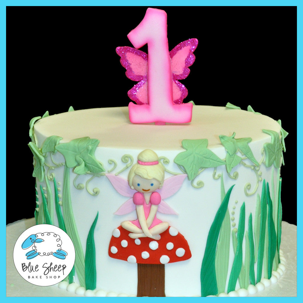 1st Birthday Fairy Cake - Custom 1st Birthday Cakes – Blue Sheep Bake Shop