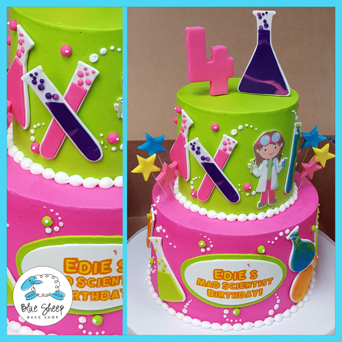 Edie's Mad Scientist Cake – Blue Sheep Bake Shop