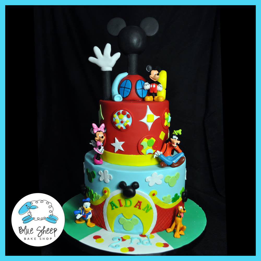 Mickey Mouse Clubhouse Cake – Blue Sheep Bake Shop