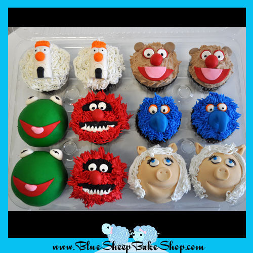 Muppets Cupcakes – Blue Sheep Bake Shop