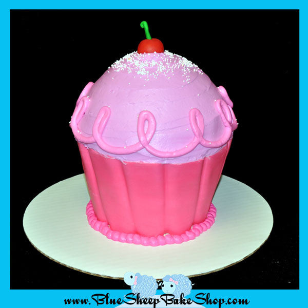 Pinkalicious Giant Cupcake Birthday Cake – Blue Sheep Bake Shop