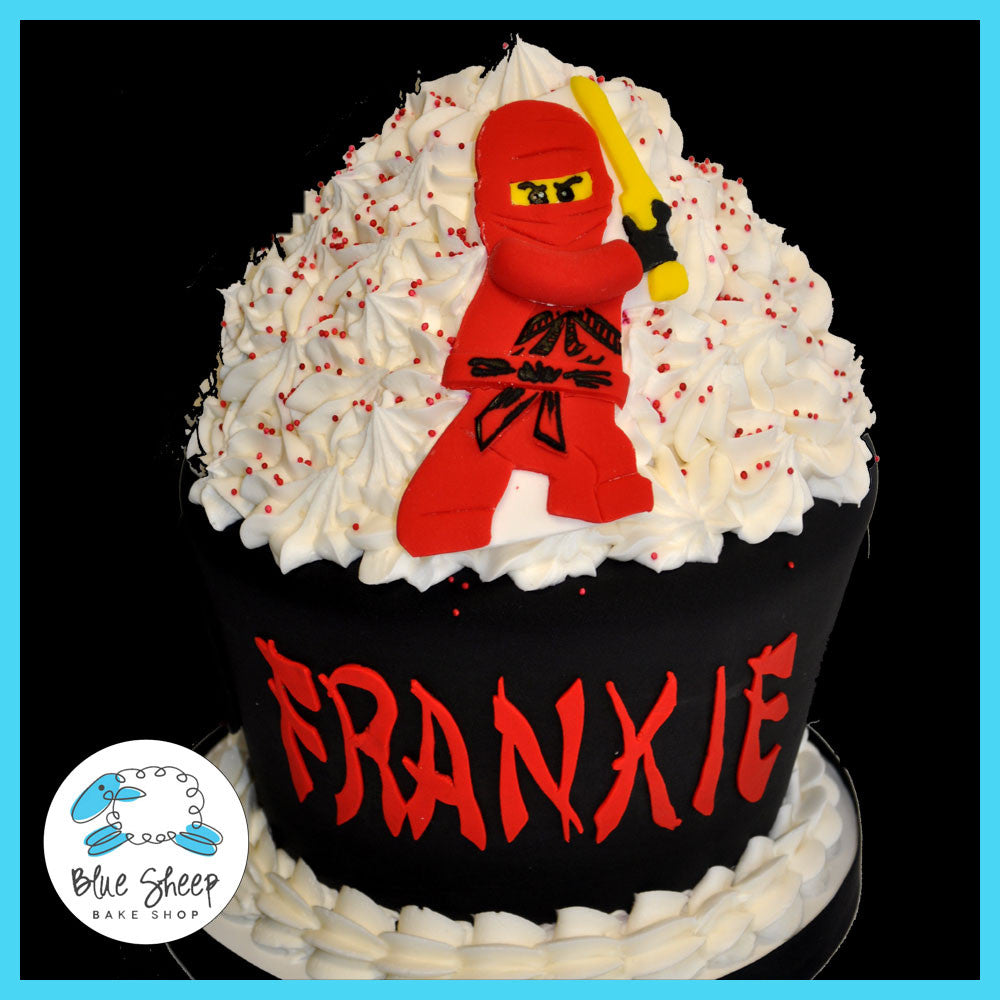 Ninjago Giant Cupcake Cake (Kai: Red Ninja) – Blue Sheep Bake Shop