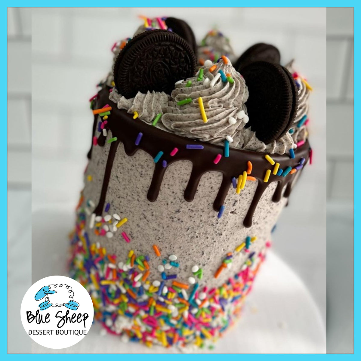 Oreo Party Birthday Cake – Blue Sheep Bake Shop