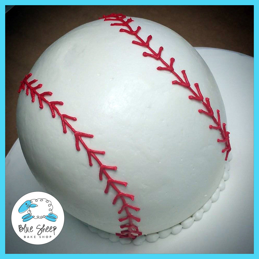 Buttercream Baseball Smash Cake – Blue Sheep Bake Shop