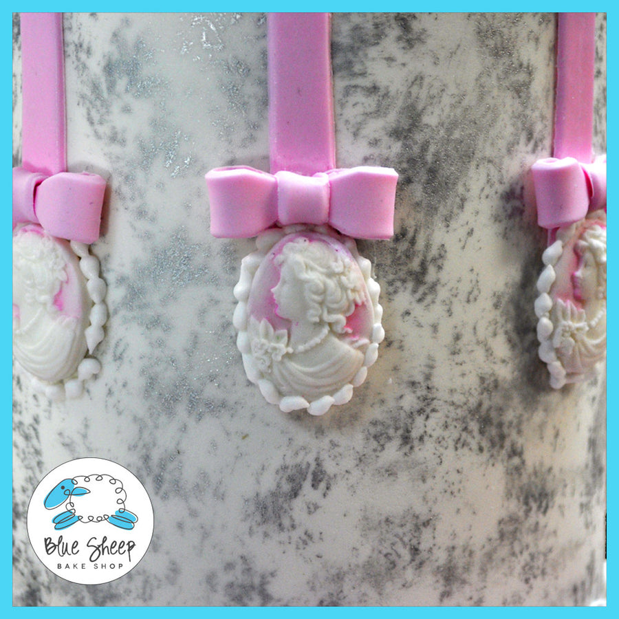 Vintage Victorian Wedding Cake – Blue Sheep Bake Shop