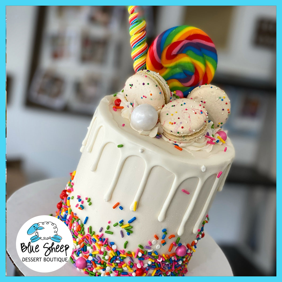 Over the Rainbow Cake – Blue Sheep Bake Shop