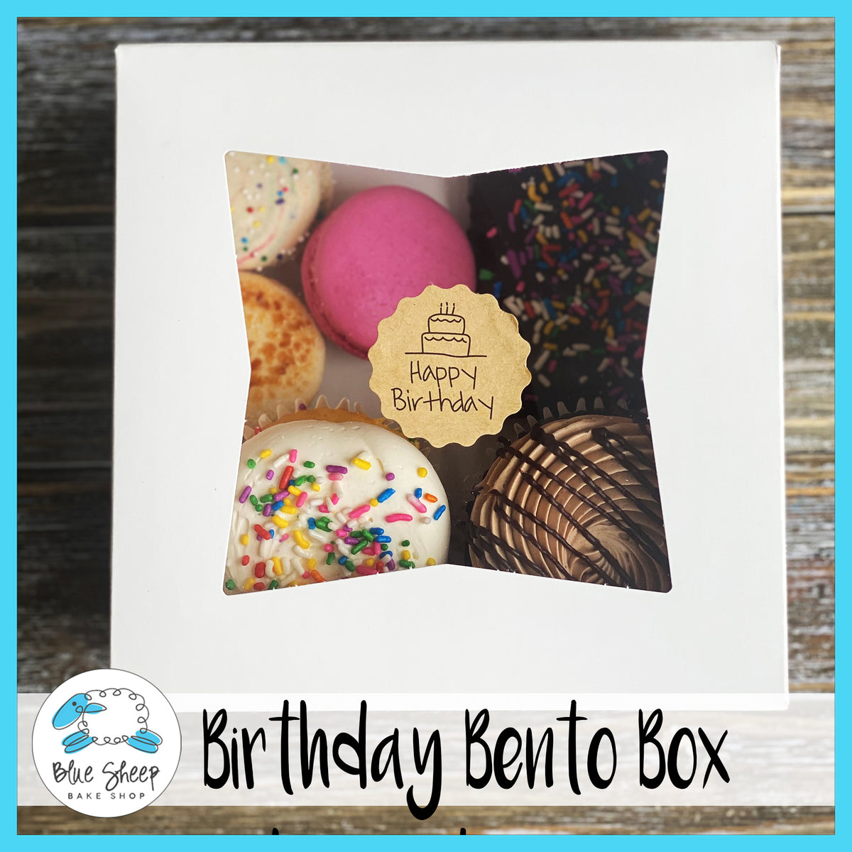 Birthday Bento Box – Blue Sheep Bake Shop