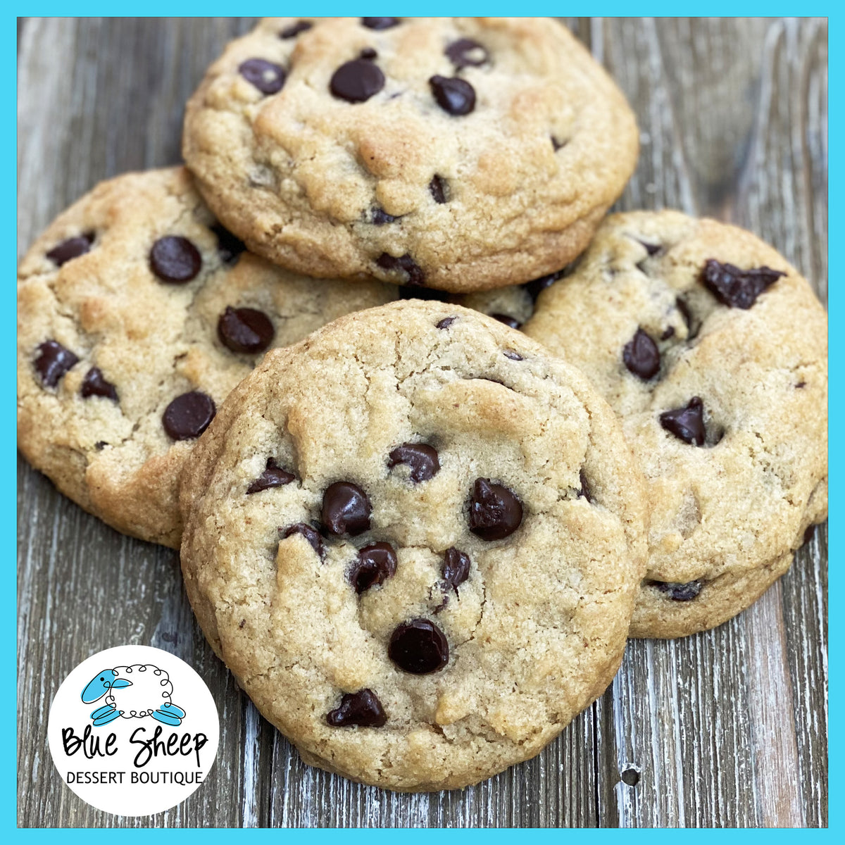 Chocolate Chip Cookie Favors (bagged/bulk) – Blue Sheep Bake Shop
