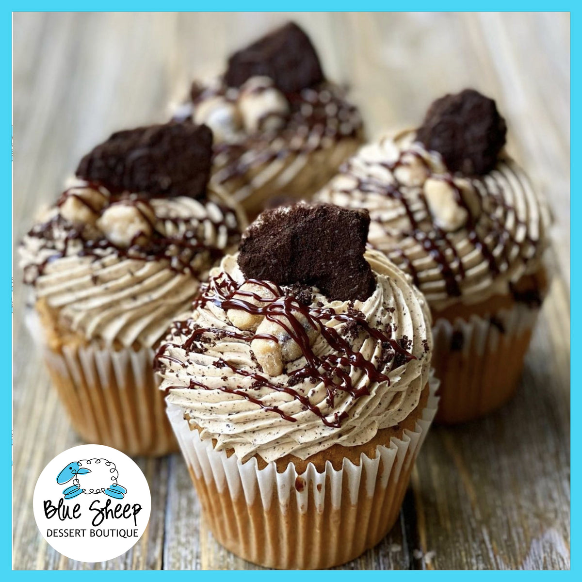 Cookie Dough Oreo Cupcake - STUFFED – Blue Sheep Bake Shop