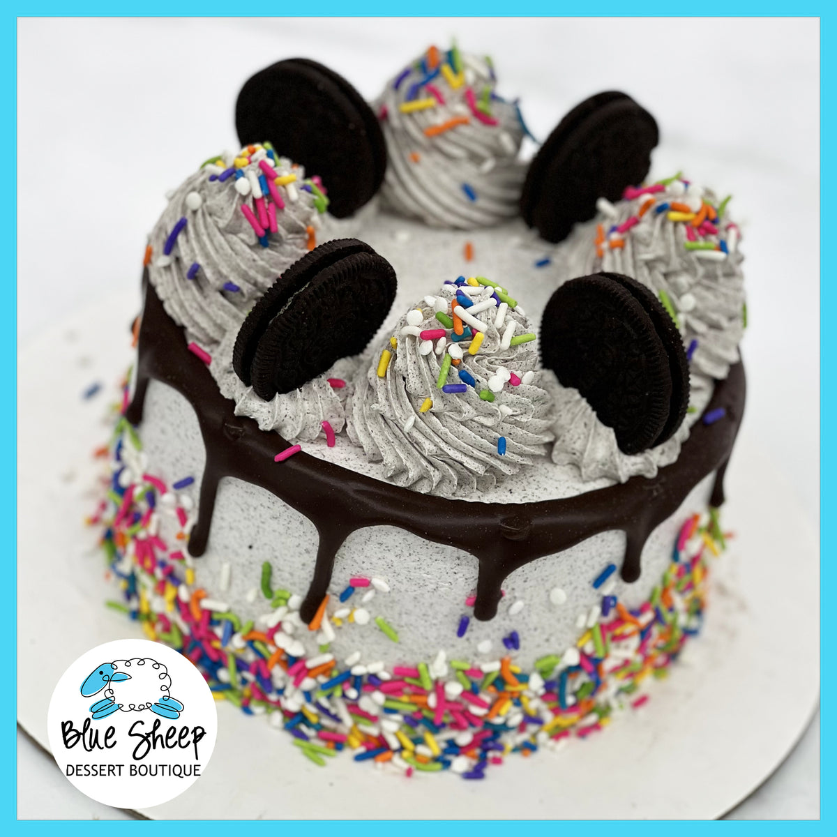 Oreo Party Ice Cream Cake – Blue Sheep Bake Shop