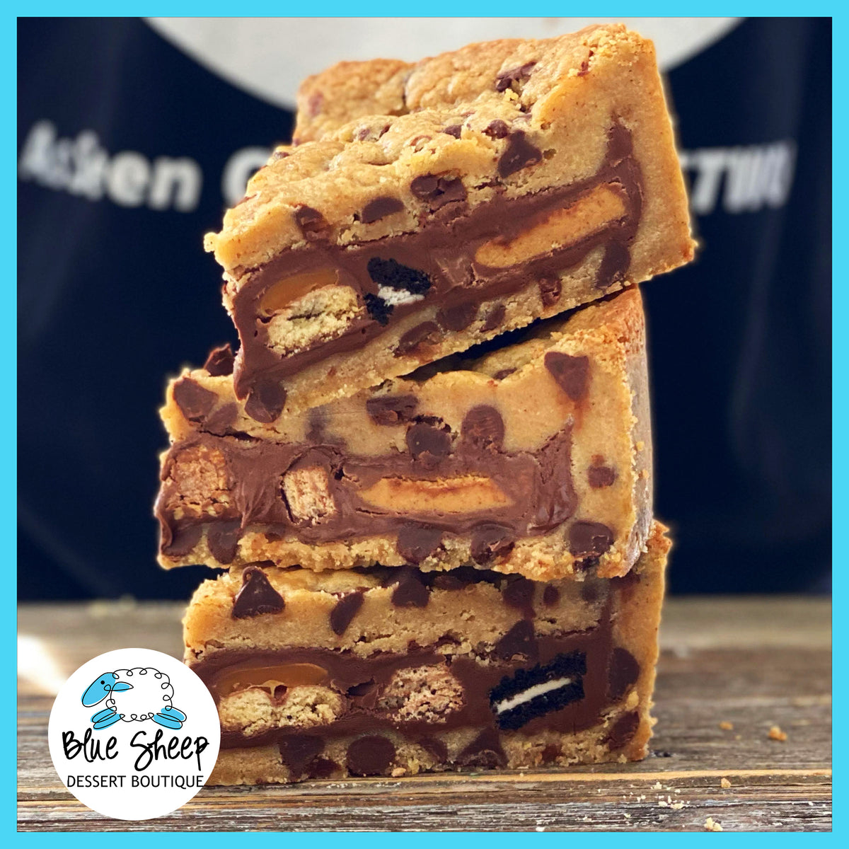 King Candy Cookie Pie Slice – Blue Sheep Bake Shop