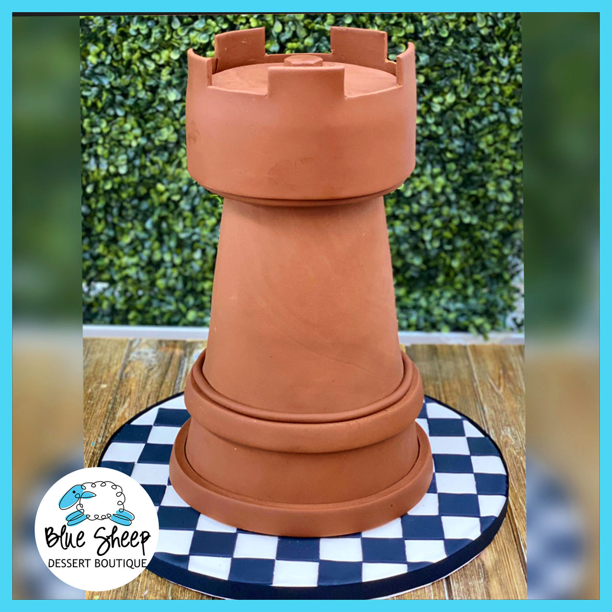 Rook Chess Piece Cake – Blue Sheep Bake Shop