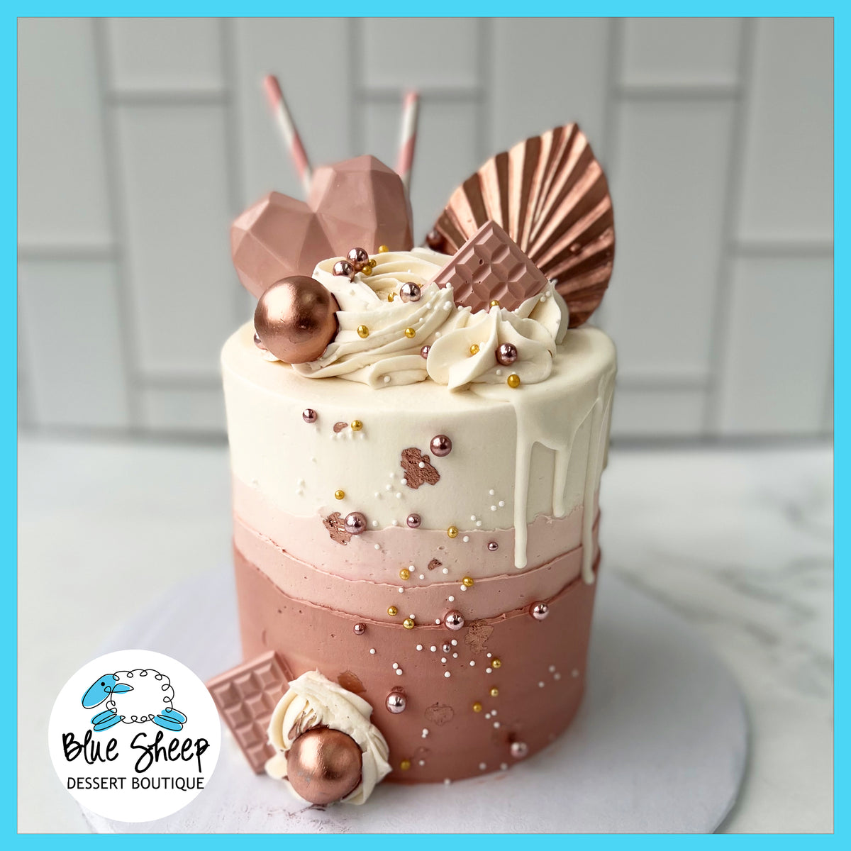 The Rebecca Birthday Cake | Blue Sheep Bake Shop in Somerville, NJ