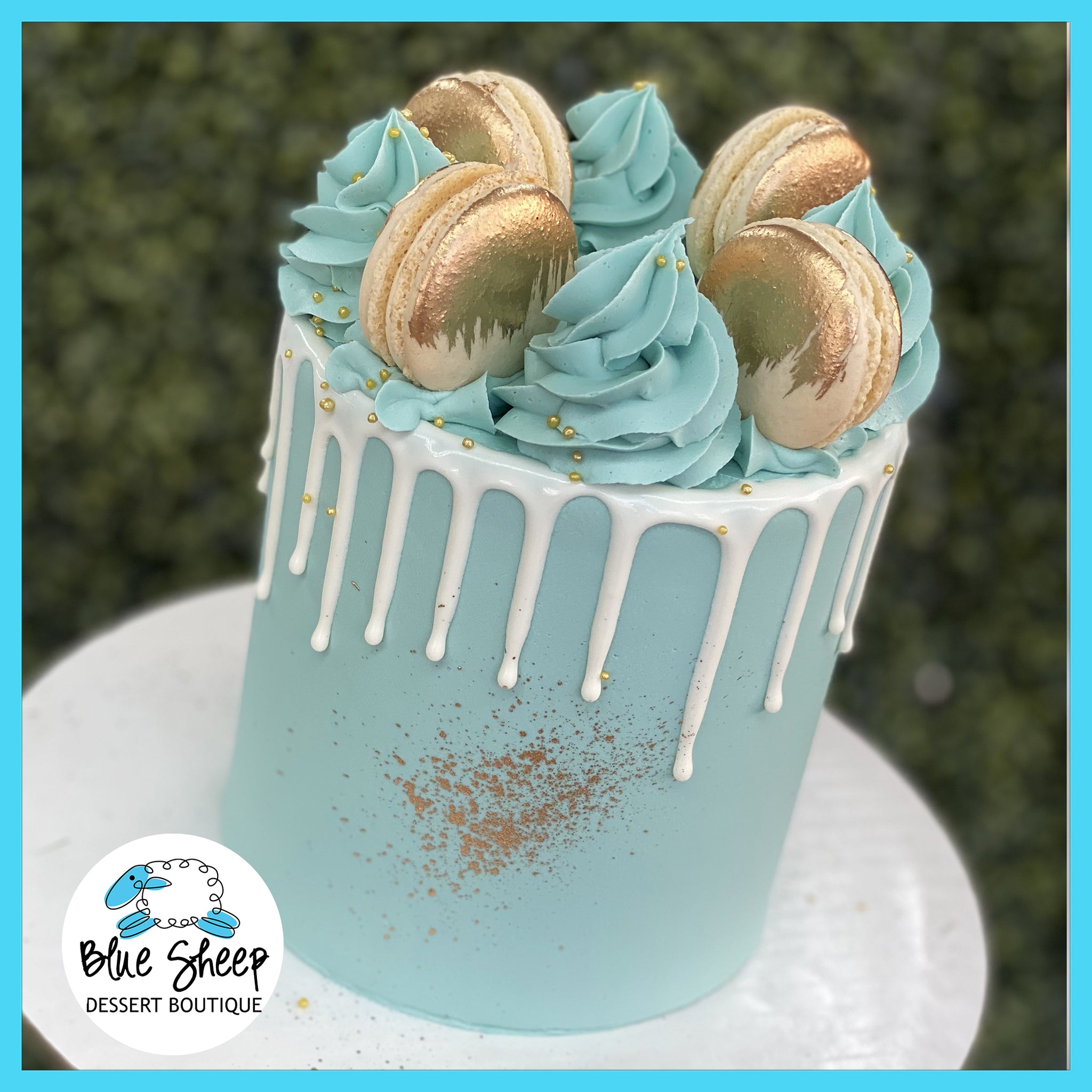 Tiffany Blue Cake Topper