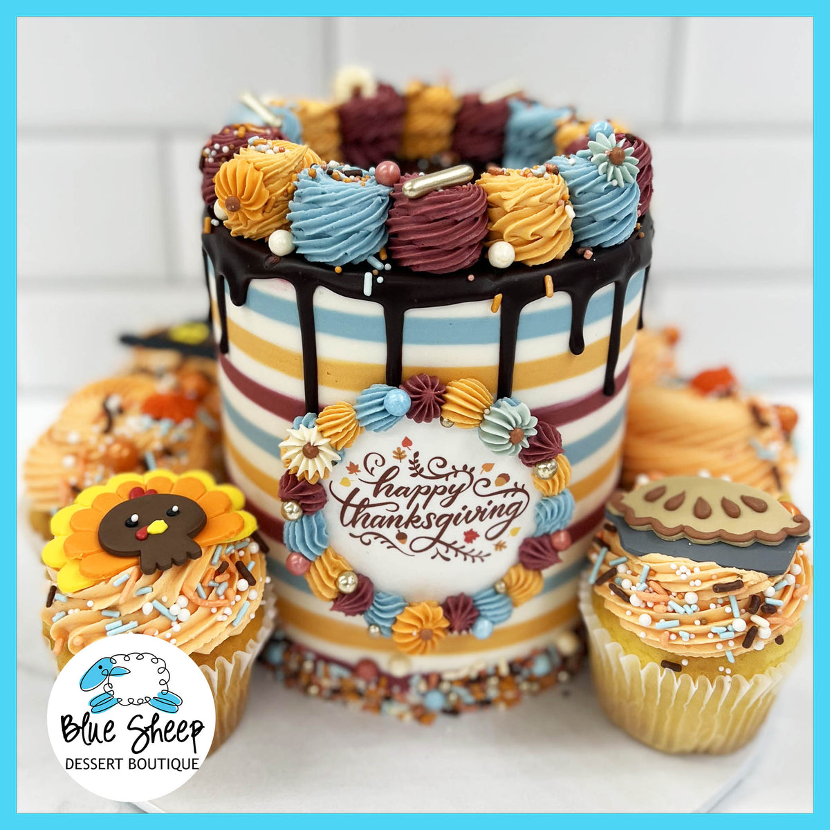 Thanksgiving 2022 Signature Cake – Blue Sheep Bake Shop