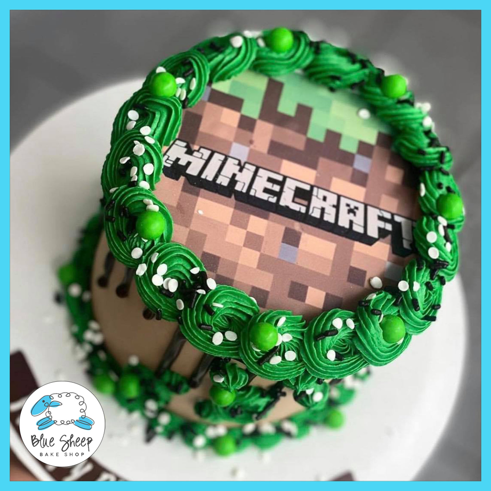 Minecraft Cookie Cake