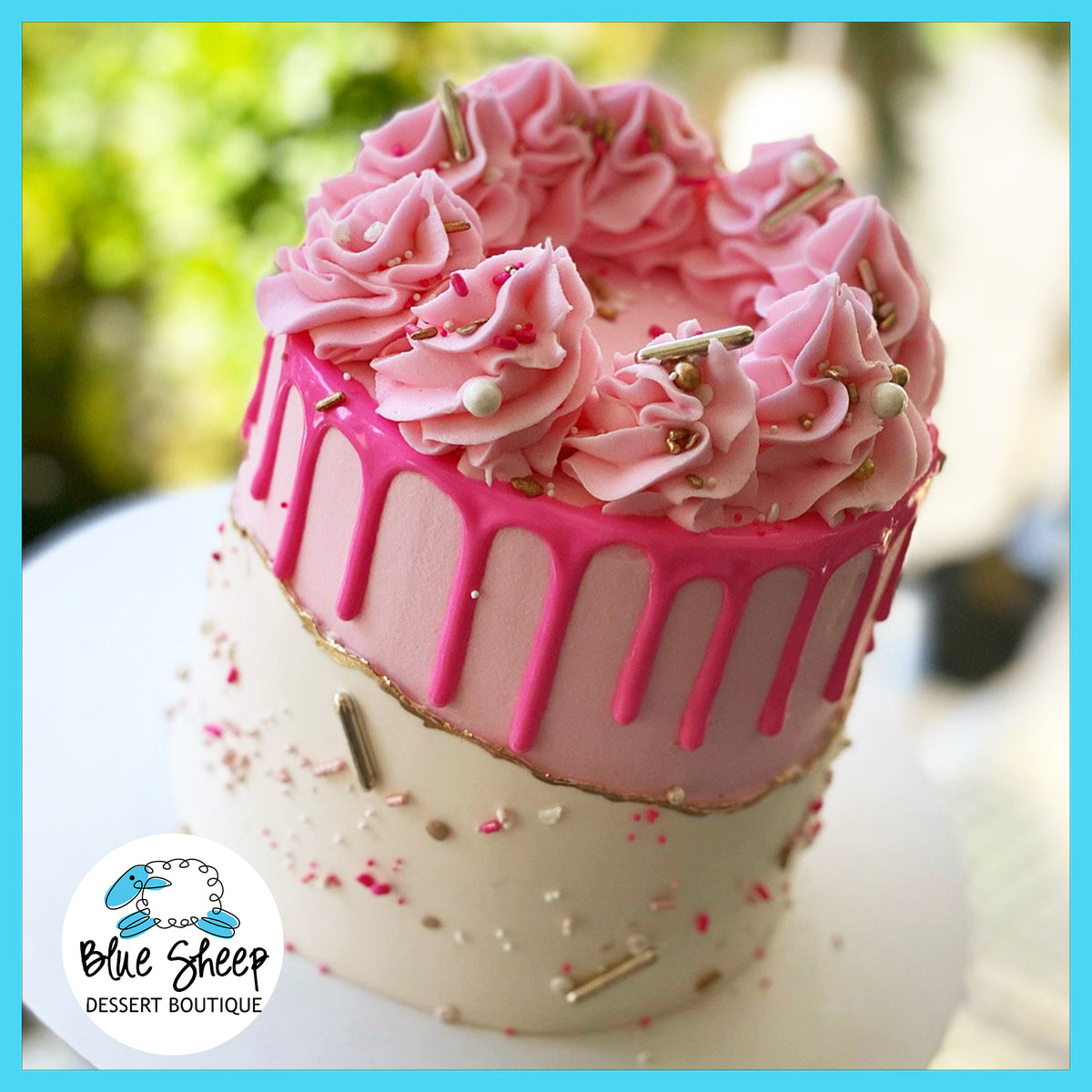 Pink Viva Glam Cake – Blue Sheep Bake Shop
