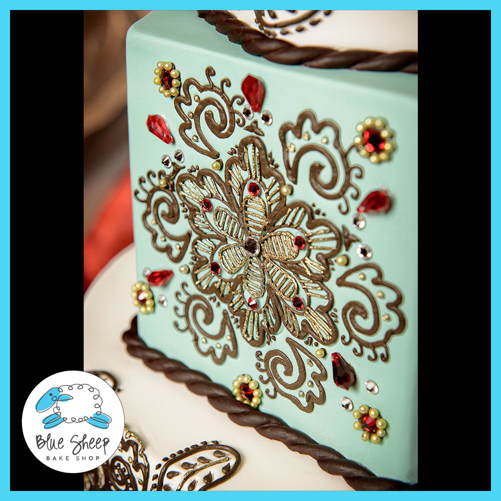 Henna Wedding Cake – Blue Sheep Bake Shop