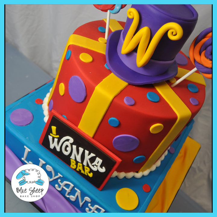 Willy Wonka Birthday Cake NJ – Blue Sheep Bake Shop